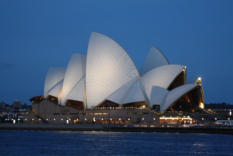Night View of Sydney Opera House Editorial Photography - Image of ...