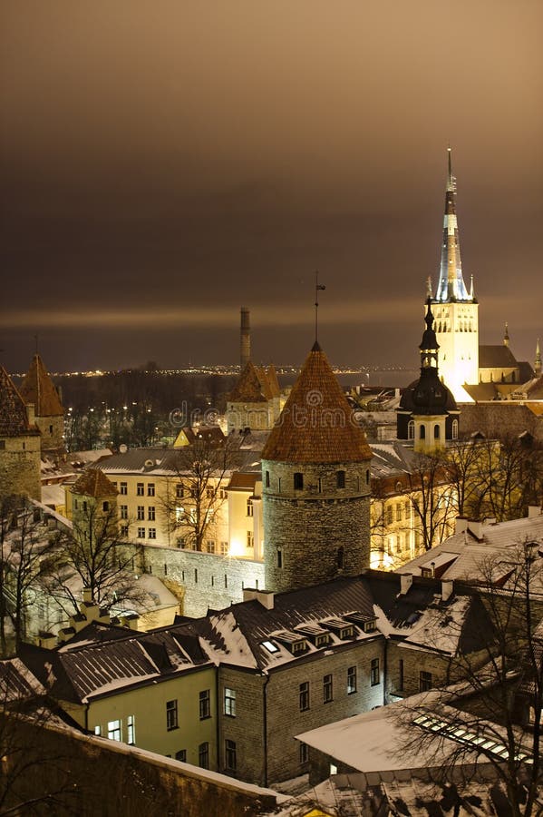 Tallinn, Old City. Estonia stock photo. Image of church - 12587548