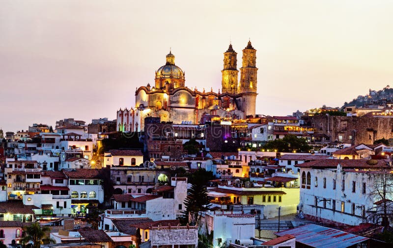 View of Taxco, Guerrero, Mexico, Pueblo Magico Stock Photo - Image of ...