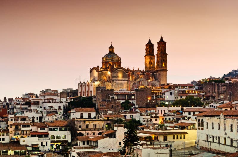View of Taxco, Guerrero, Mexico, Pueblo Magico Stock Photo - Image of ...