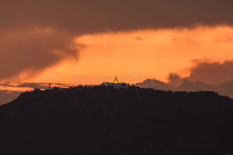 Night View of Temples in Bagan Stock Photo - Image of fascinate ...