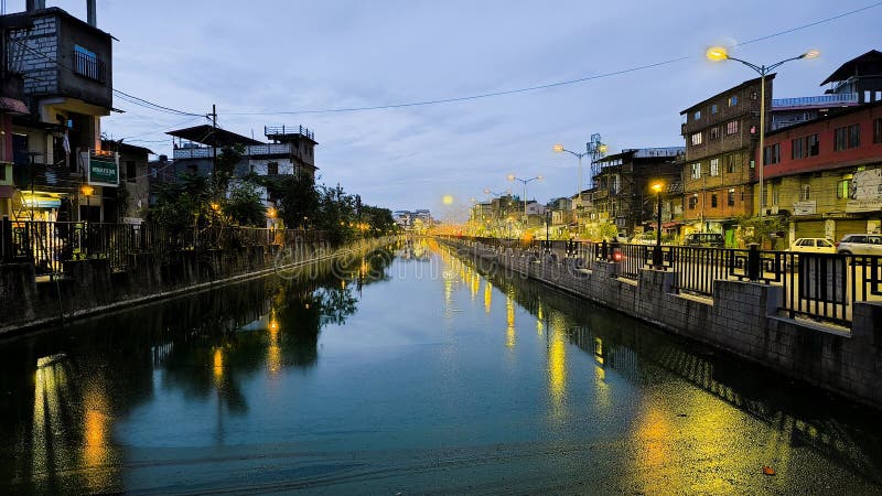 Night View of Thangapat Imphal Manipur Stock Photo - Image of thangapat ...