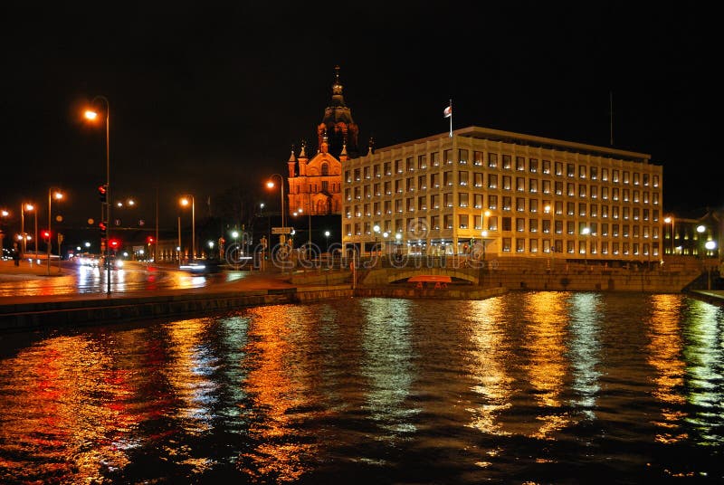 Helsinki. View from the Sea Stock Image - Image of wharf, square: 17061851