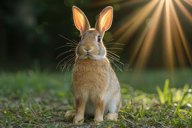 Night Vision Camera Captures the Presence of an Easter Rabbit in Its ...