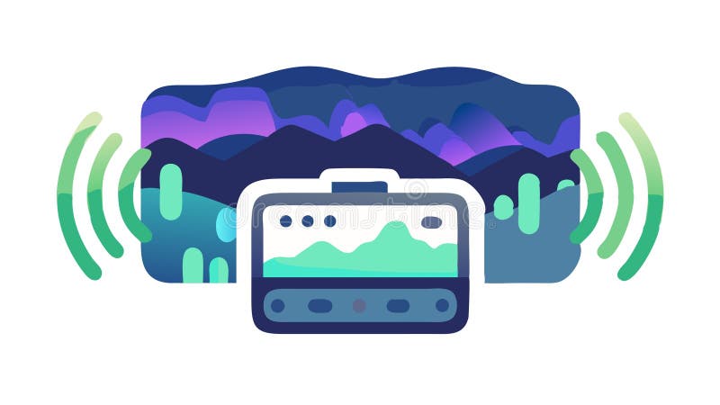 Night Vision Device Icon for Low Light Surveillance, Vector Design ...