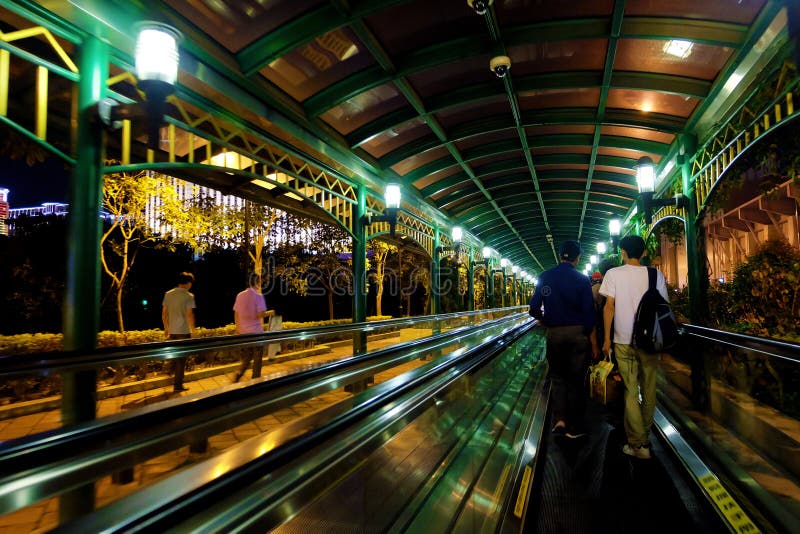 Night walk editorial photo. Image of walkingaround, travel - 102018376