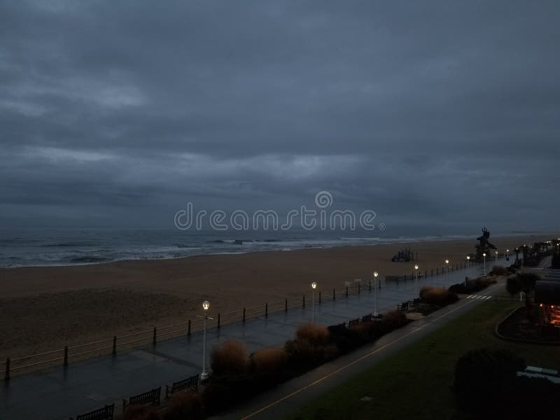 Night walk by the sea stock photo. Image of darkness - 223555530