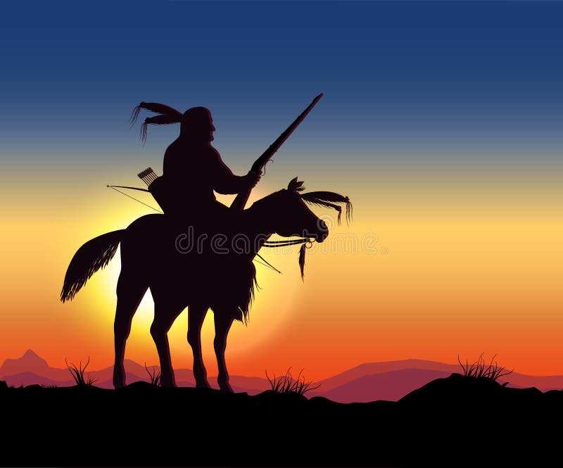 Night Warriors stock vector. Illustration of silhouette - 40130970