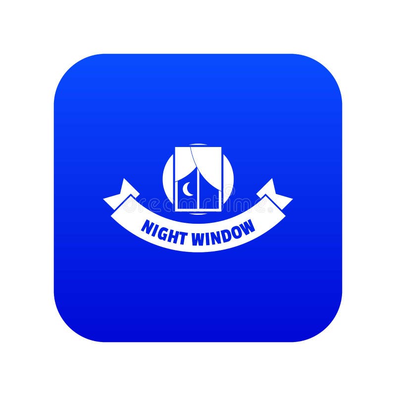 Window Night Icon, Cartoon Style Stock Vector - Illustration of ...