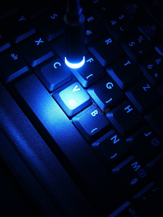 Night work on laptop stock image. Image of notebook, black - 1346229