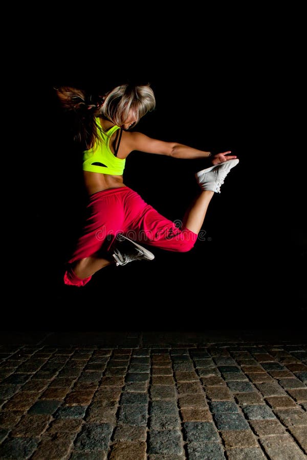 Night workout stock image. Image of energy, training - 23856493