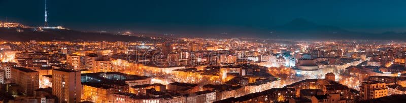 102 Yerevan Cascade Night Mountains Stock Photos - Free & Royalty-Free ...
