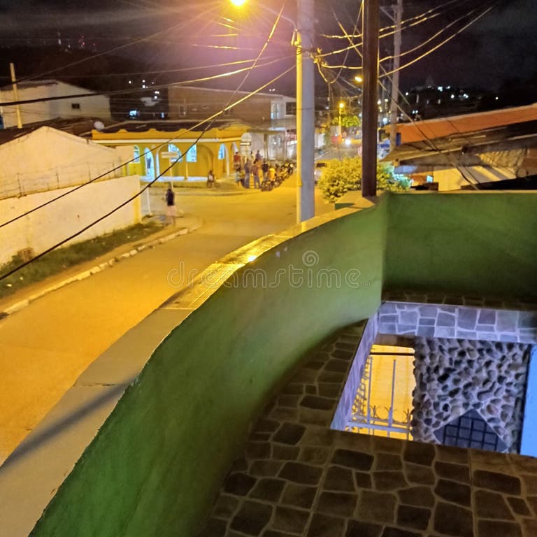 Night zone Colombia stock photo. Image of home, zone - 228933732