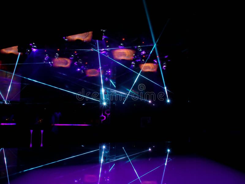 Nightclub Lasers, Crowd Having Fun Stock Photo - Image of dance, style ...