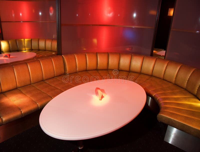 Night Club seating area stock photo. Image of neon, seating - 223756