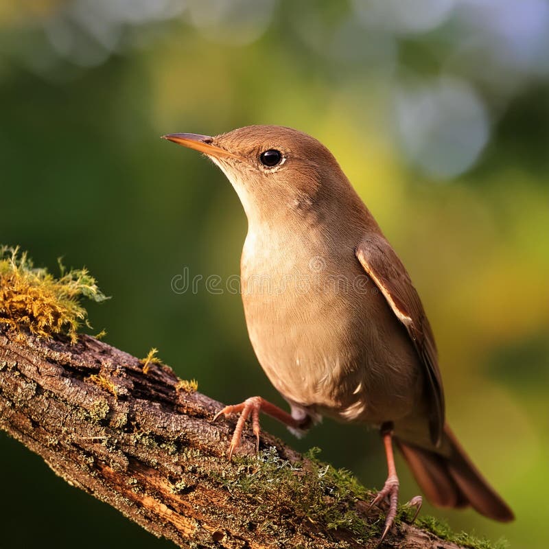 Nightingale Bird Animal, AI Generated Stock Illustration - Illustration ...