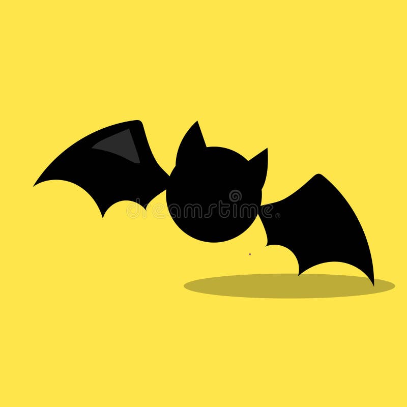 Nightmare bat black 12 stock vector. Illustration of black - 197987069