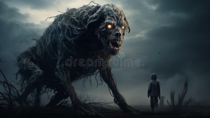 Nightmare Creature: a Post-apocalyptic Caninecore Nightmare Stock ...