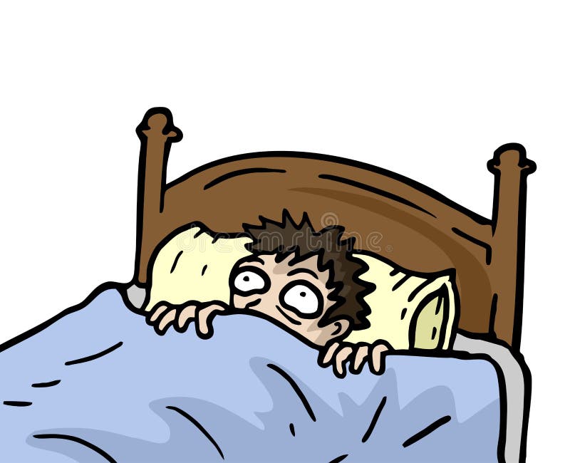 Nightmare draw stock vector. Illustration of home, loneliness - 48538650