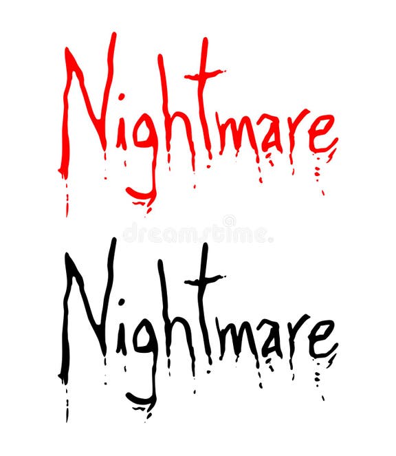 Nightmare symbol stock vector. Illustration of design - 56787326