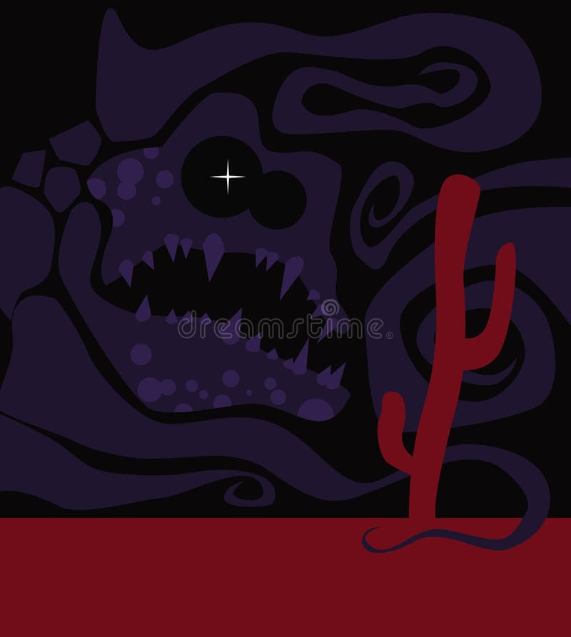 Unknown world of Pyramids stock illustration. Illustration of fiction ...