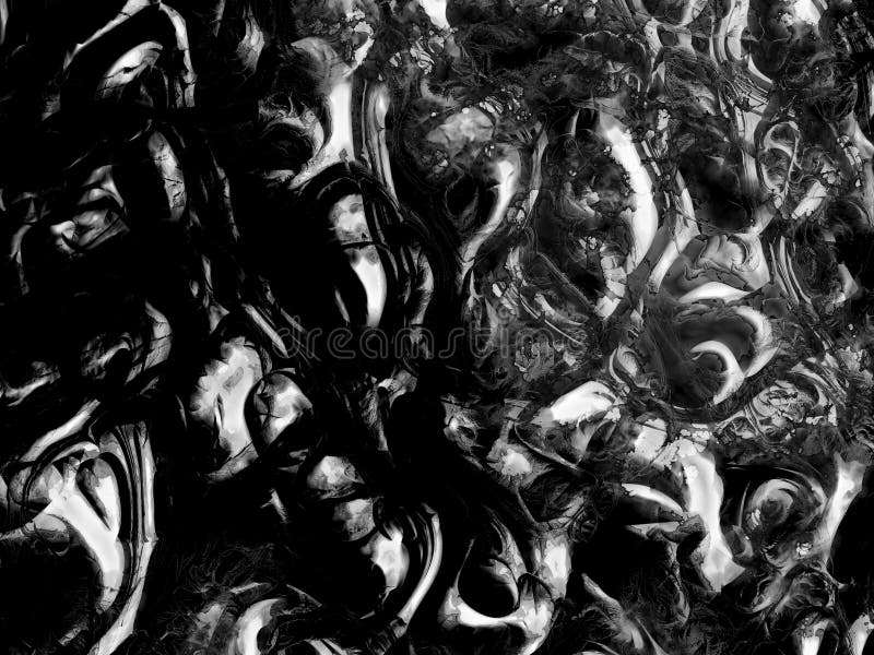 Nightmare Thoughts Abstract Stock Image - Image of black, dream: 224093447