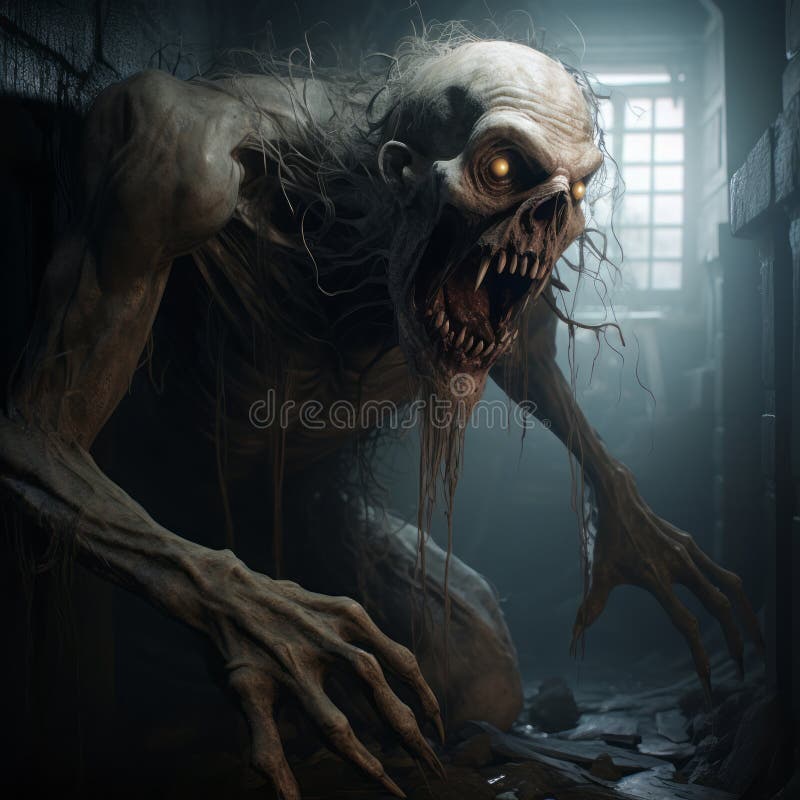 Nightmarish Delusions: a Terrifying Evil Creature in Hyper-realistic ...