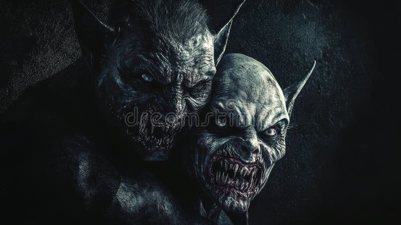 Nightmarish Encounter: Two Grotesque Creatures, Their Terrifying ...