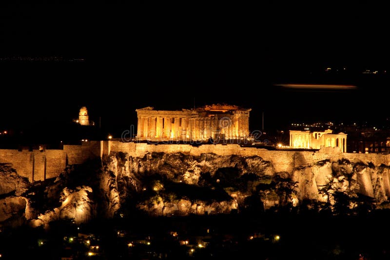 Rock of parthenon stock image. Image of marble, culture - 2753111