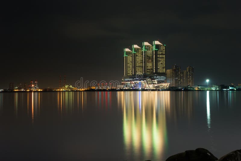 Nightscape, building stock photo. Image of blue, constellation - 78710524