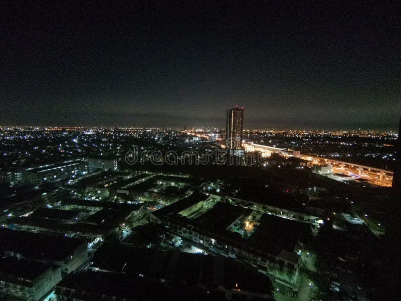 Nightscape stock image. Image of downtown, landscape - 173780821