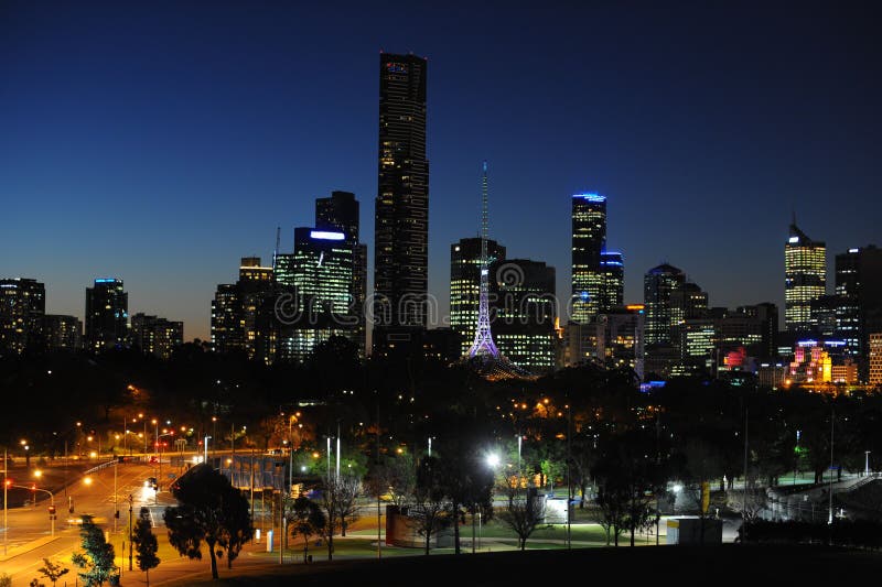 Nighttime Cityscape Picture. Image: 14403276