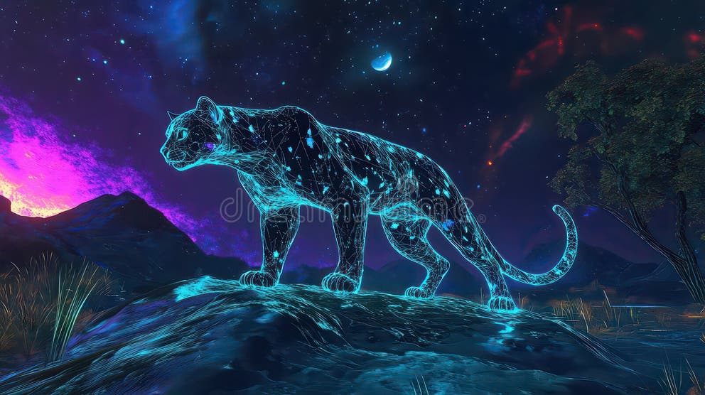 Nighttime Simulation Effect Image of a Shirt Stock Illustration ...