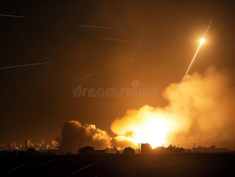 Nighttime Rocket Launch with Star Trails Stock Image - Image of ... Nighttime Rocket Launch with Star Trails Stock Image - Image of ...