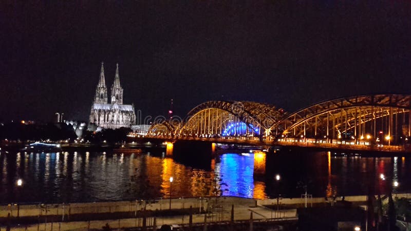 Nighttime stock image. Image of nighttime, shot, cologne - 85726453