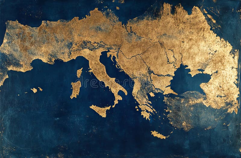 A Nighttime View of Italy from Space, Revealing City Lights that ...