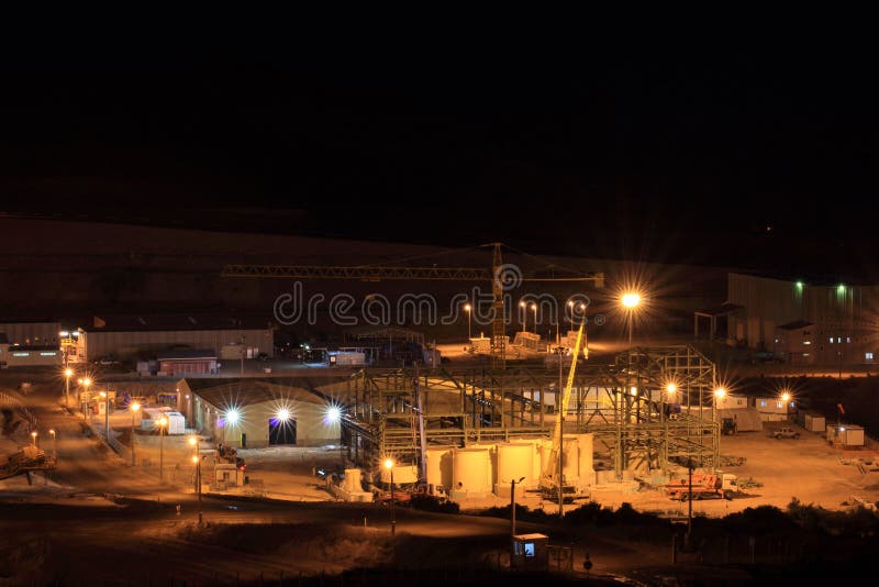 Construction Site stock image. Image of steelworks, silo - 29907357