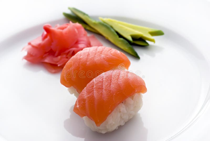 Nigiri Sushi stock image. Image of menu, albacore, dish - 8404683