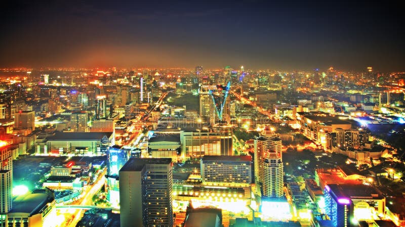 Nigth sky over city stock photo. Image of beautiful, clouds - 67842828