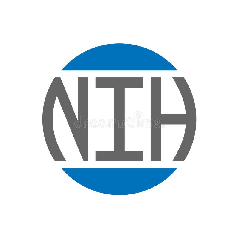 NIH Letter Logo Design on White Background. NIH Creative Initials ...