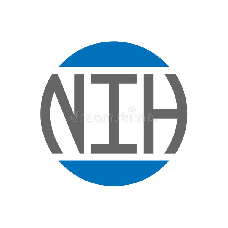 NIH Letter Logo Design on White Background. NIH Creative Initials ...