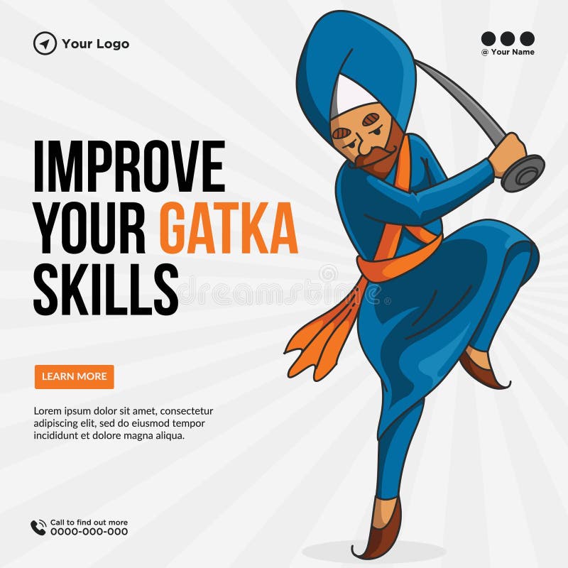 Gatka Skills Stock Illustrations – 3 Gatka Skills Stock Illustrations ...