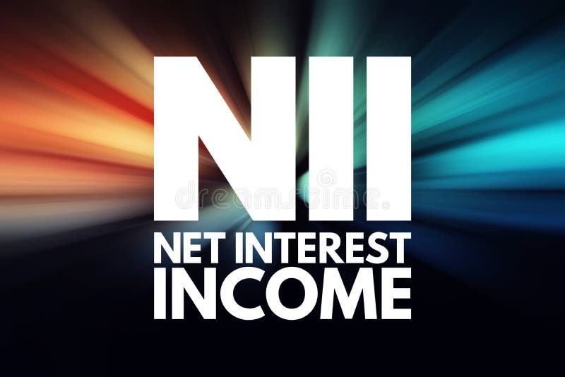 NII - Net Interest Income Acronym, Business Concept Background Stock ...