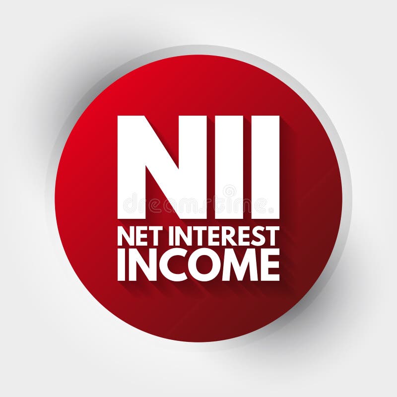 NII - Net Interest Income Acronym, Business Concept Background Stock ...