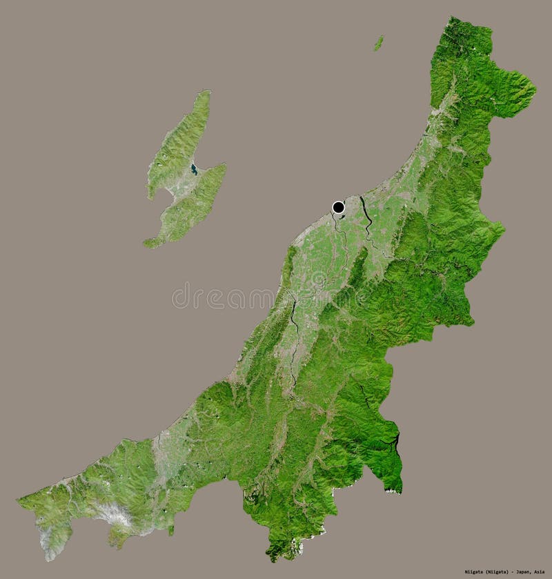 Niigata Prefecture Map Vector Stock Vector - Illustration of abstract ...