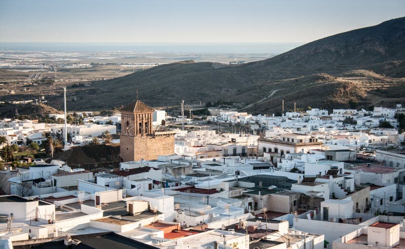 Nijar Spain stock photo. Image of church, spain, almeria - 40863946
