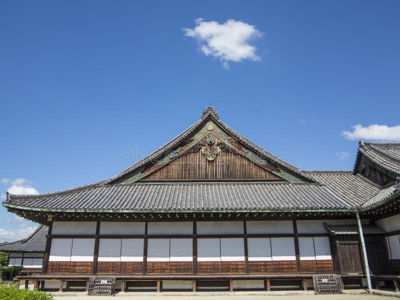 Nijo-jo Castle in Kyoto editorial stock image. Image of nightingale ...