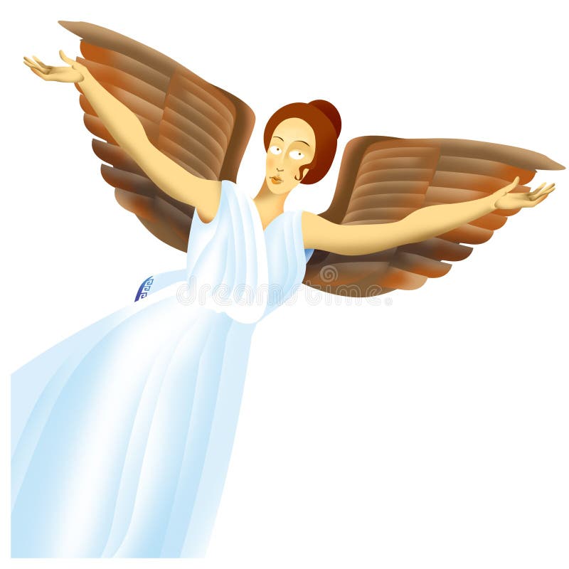 Nike or Victoria - Deity or Goddess of Victory from Ancient Greek and ...