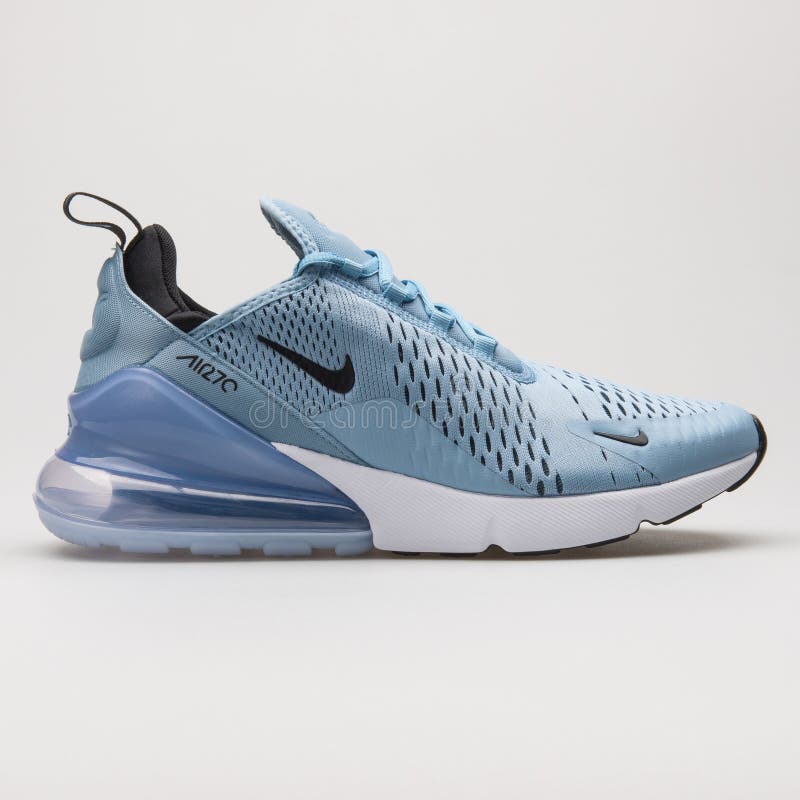 Nike Air Max 270 Blue and White Sneaker Editorial Photography - Image ...