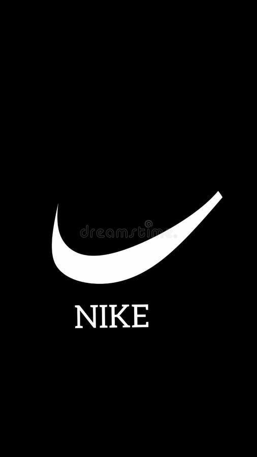 Nike Logo Icon Flat Design Business Vector Web Background Editorial ...
